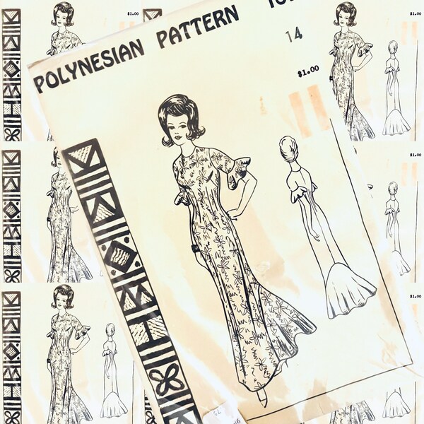 Polynesian Sewing Pattern - Etsy