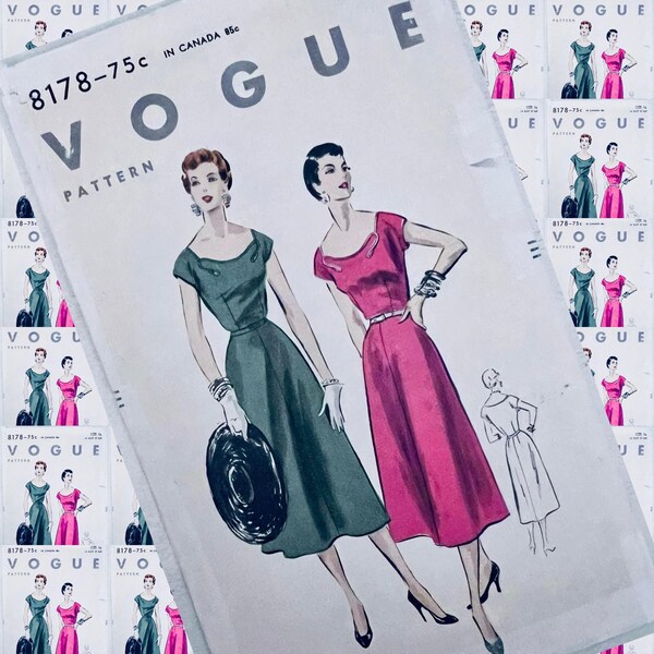 1950s Vogue Patterns - Etsy