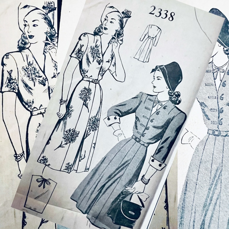 1940s Sewing Pattern - Etsy