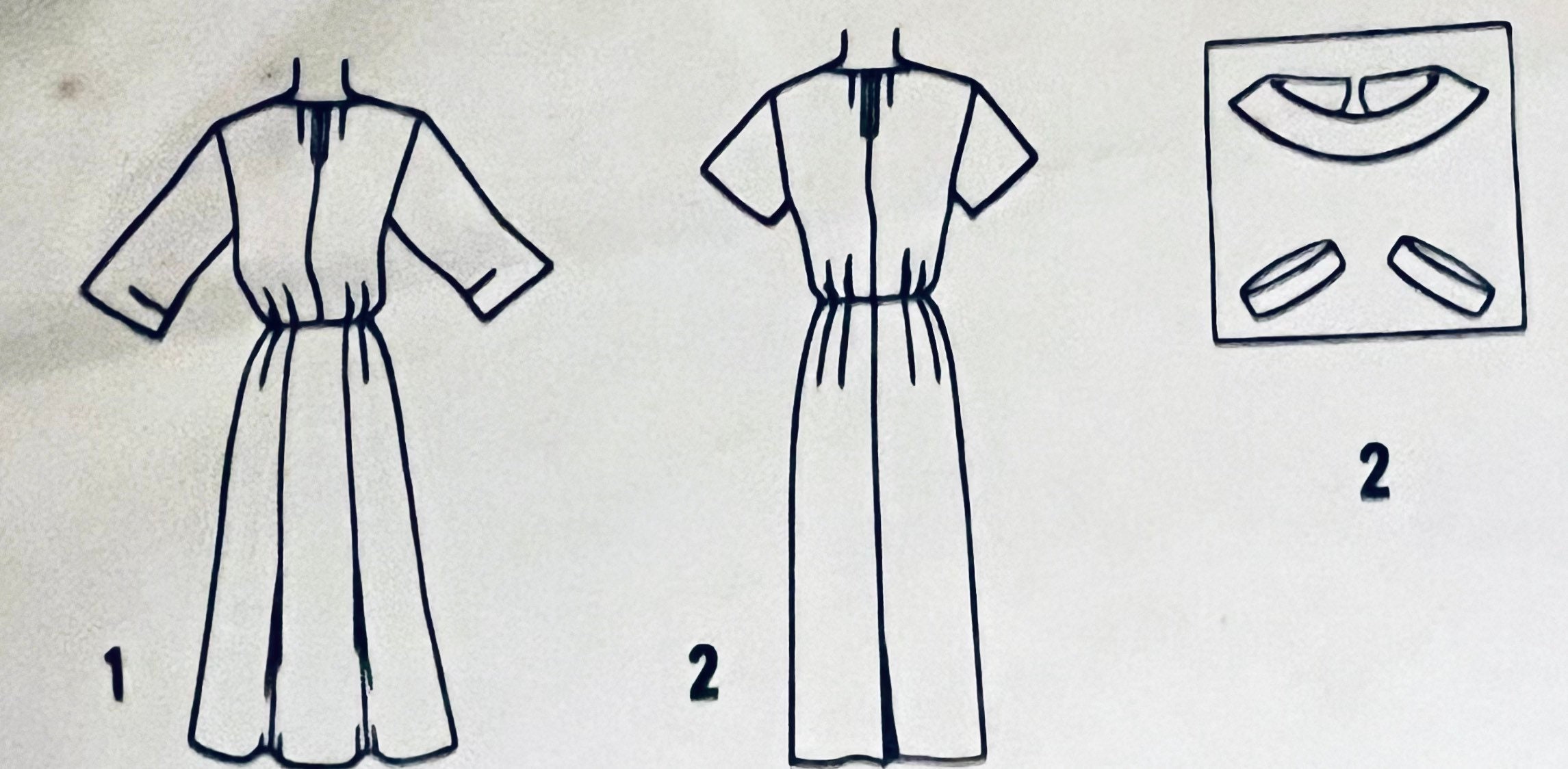 1960s Vintage SIMPLICITY 4194 Half-size Dress With Two Skirt Options ...