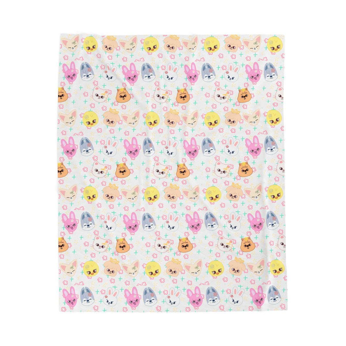 Kpop Stray Kids SKZOO OT7 Cartoon Blanket, Kpop Merch - Etsy