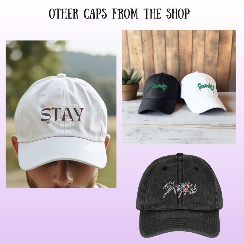 Personalizable Stray Kids Hat, Kpop Concert Cap - Etsy