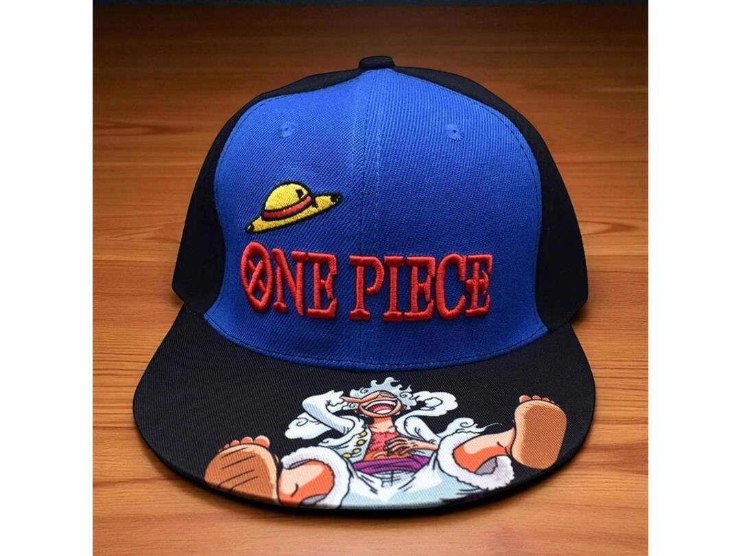 Luffy Inspired Anime Baseball Cap, One Piece Cosplay Hat, Gift for ...