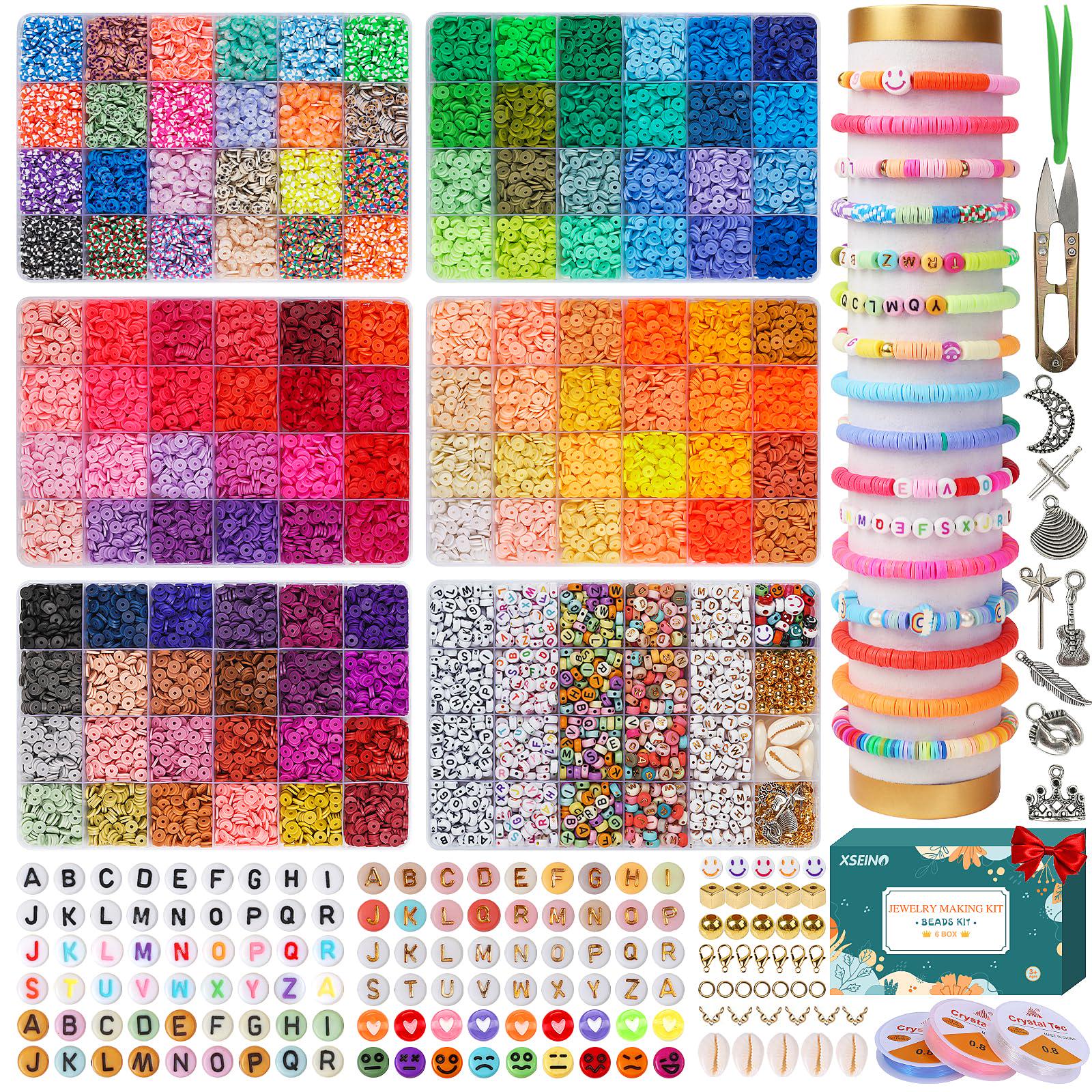 Bracelet Making Kit - Friendship Bracelet Kit. Gift for Kids. 23000 Pcs ...