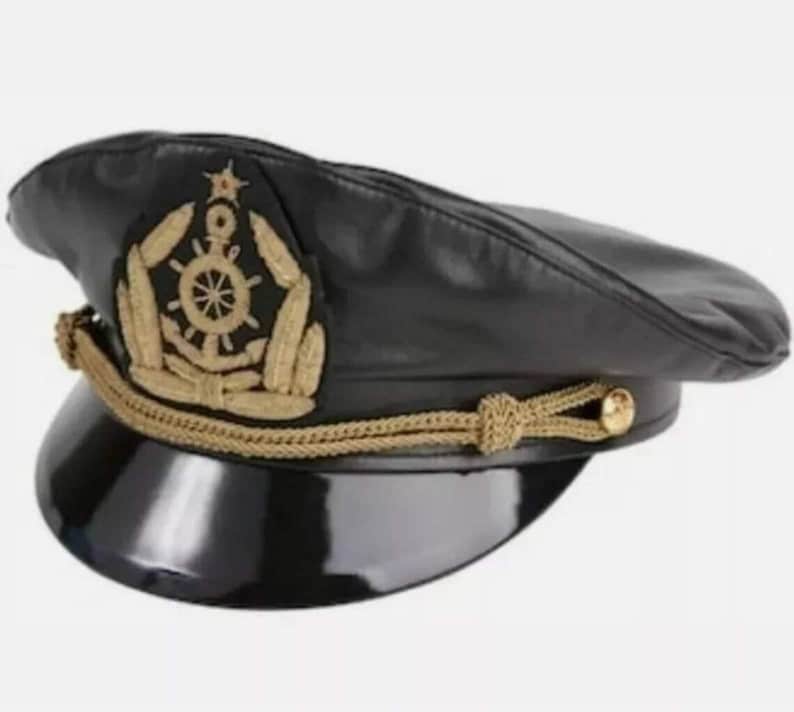 Replica Elegant Classic Ship Yacht Commander Navy Captain Sailor Cap ...