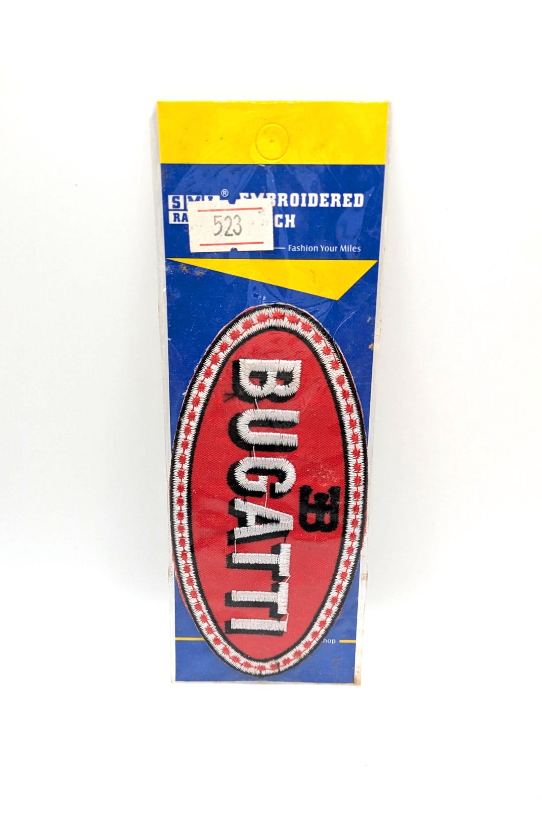 Vintage Bugatti Embroidered Patch by SML Racing, Iron On, 2 Available ...