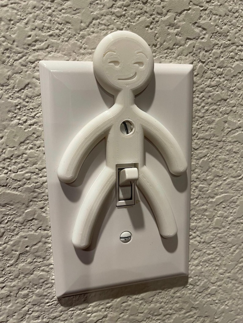 Fun Light Switch Man Cover - Etsy