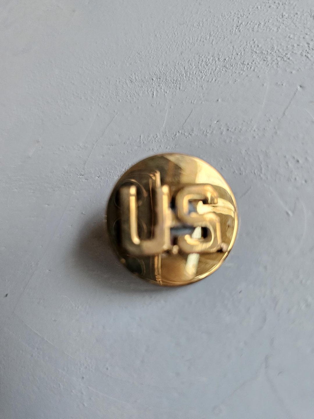 Vintage U.S. Army Collar Brass Insignia Pin – WWII Era Military Uniform ...