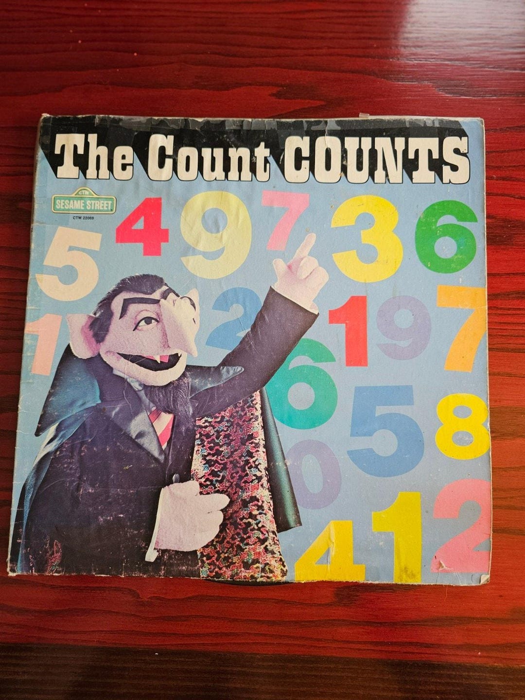 The Count Counts LP 1975 Sesame Street CTW 22069 - Etsy