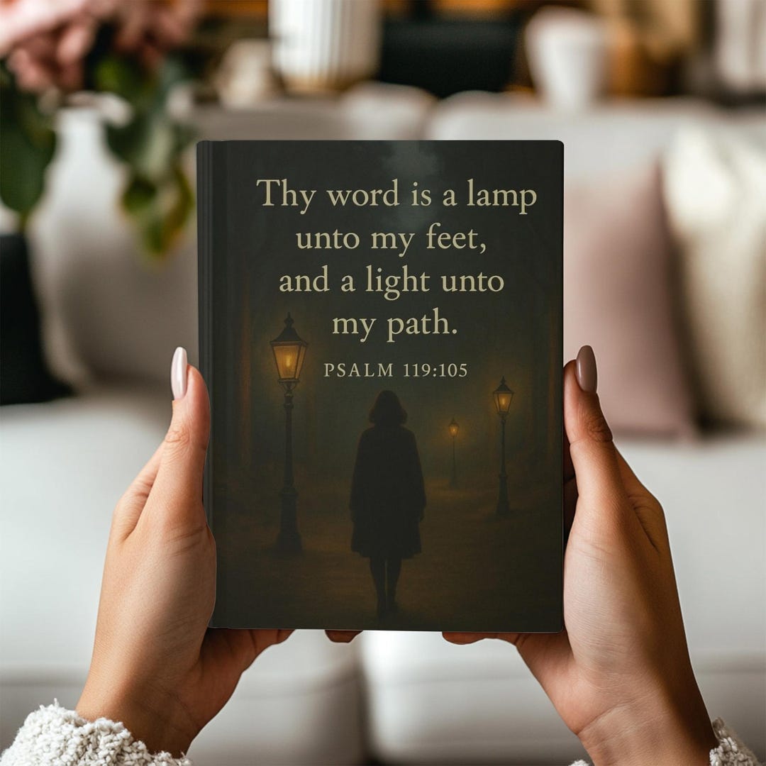 Psalm 119:105 Journal – Thy Word is a Lamp, Christian Prayer ...