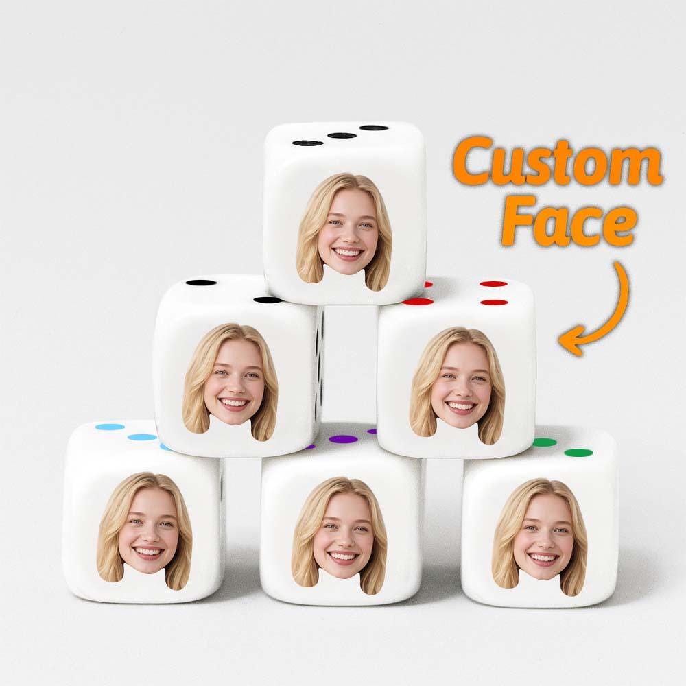 Personalized Face Dice: Custom Photo Gag Gift, Party Game - Etsy