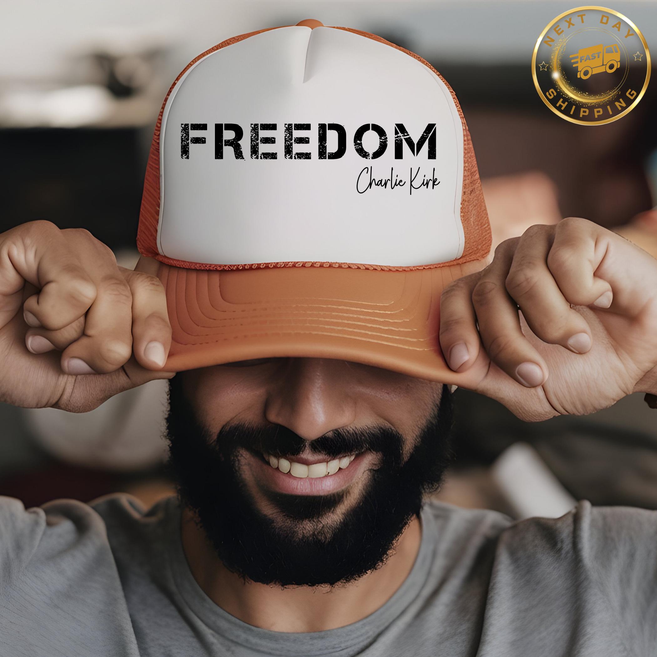 Freedom Trucker Hat: American Style Foam Hat - Etsy