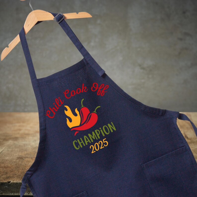 Personalized Chili Cook-off Apron: Custom Cooking Contest Champion ...