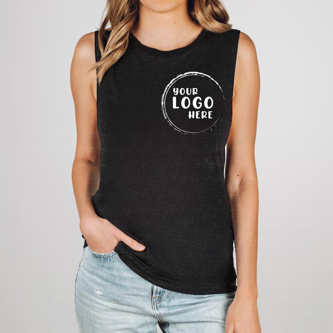 Custom Logo Tank Top: Personalized Business or Team Shirt - Etsy