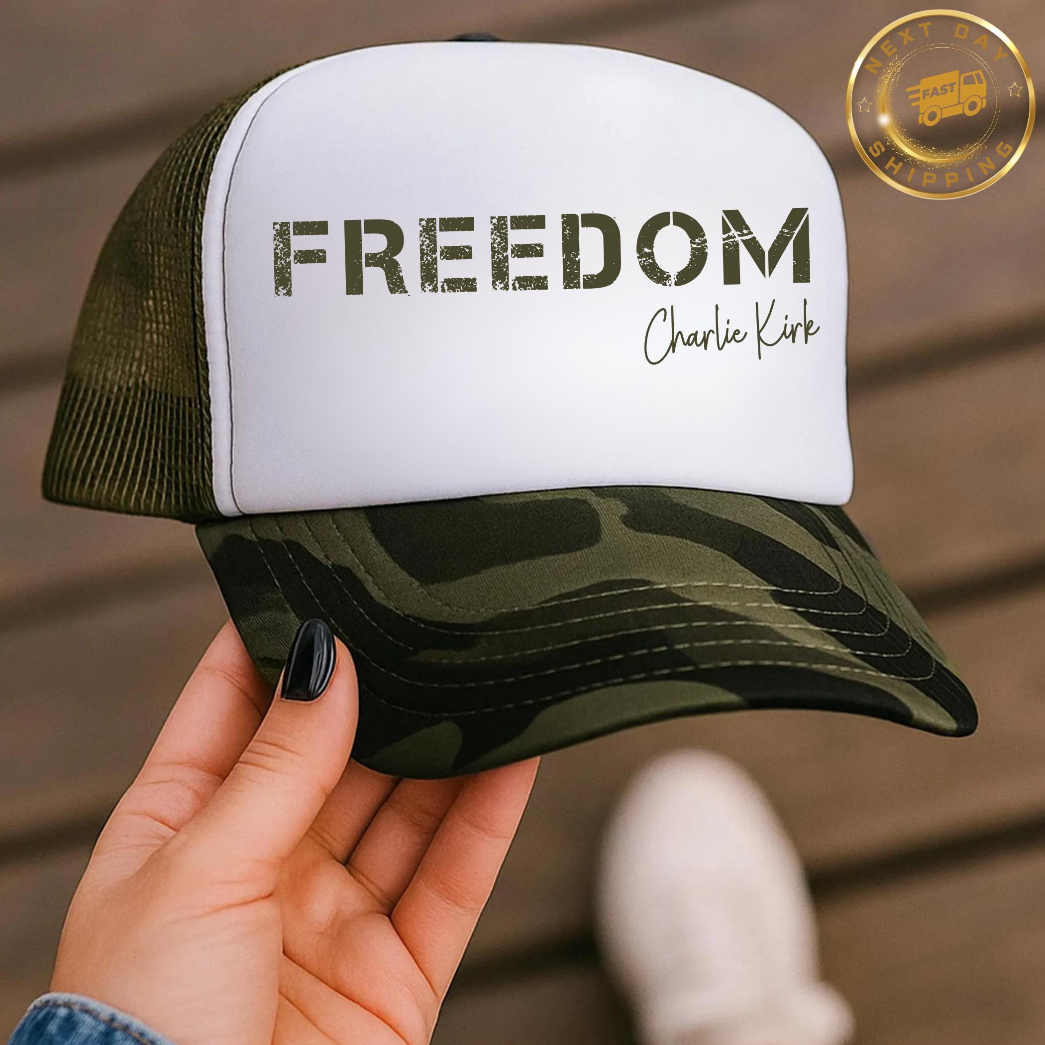 Freedom Trucker Hat: American Style Foam Hat - Etsy