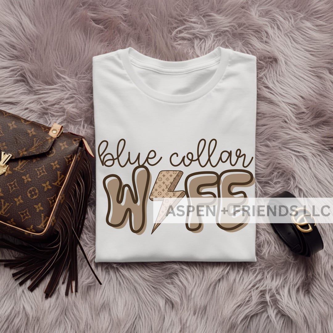 Bougie Blue Collar Wife PNG - Etsy