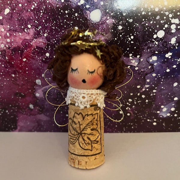 Wine Cork Angels - Etsy