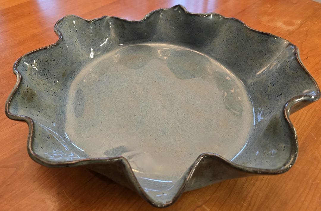 Handmade Stoneware Bowls, Artisan Pottery, Rustic Fruit Bowl, Glazed ...