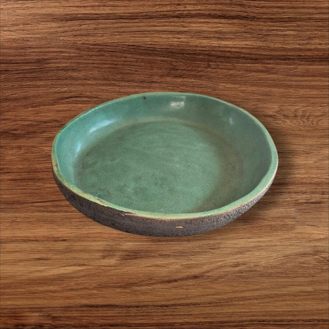Small Deep Plate, Handmade Single Plate, Ring Holder, Round, Artisan ...