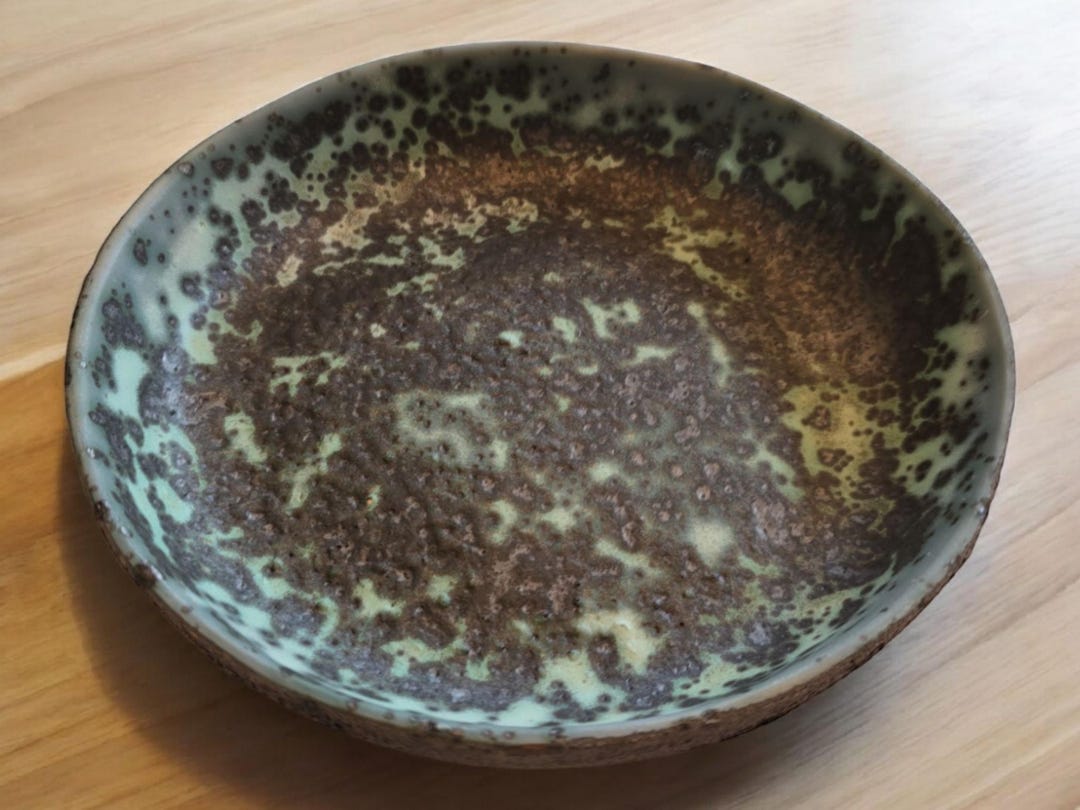 Small Deep Plate, Handmade Single Plate, Ring Holder, Round, Artisan ...