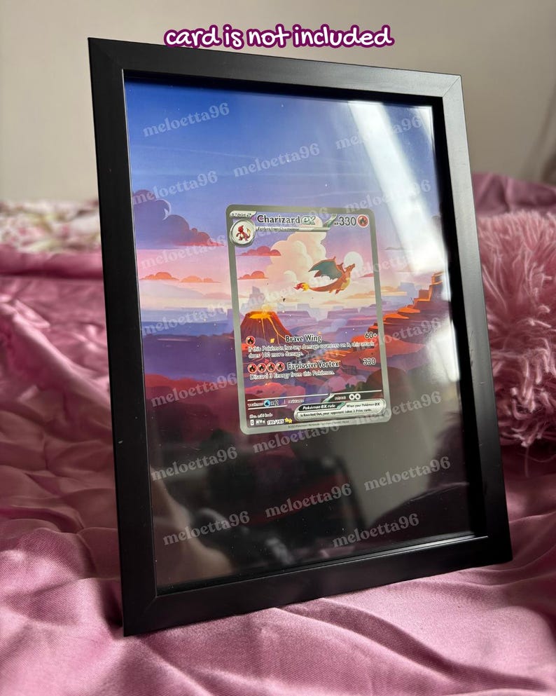 Charizard EX From 151 Extended Pokémon Frame - Etsy