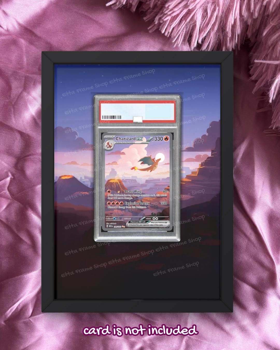 Charizard EX From 151 Extended Pokémon Frame for GRADED CARD - Etsy