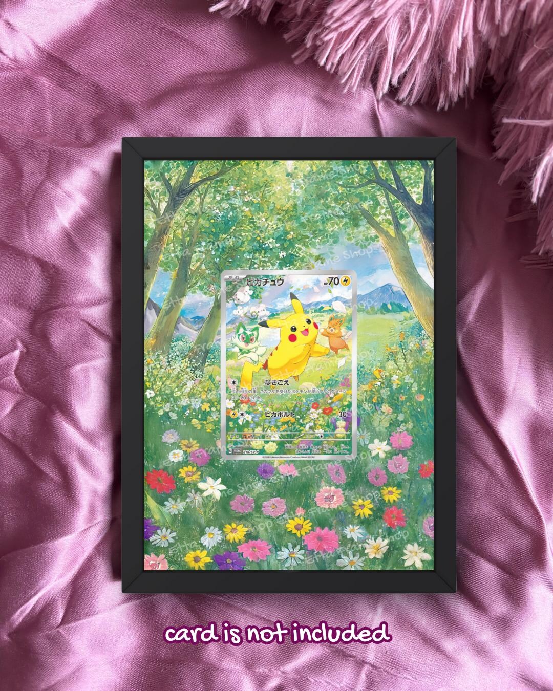 Pikachu From Scarlet & Violet Promos Extended Pokémon Frame - Etsy