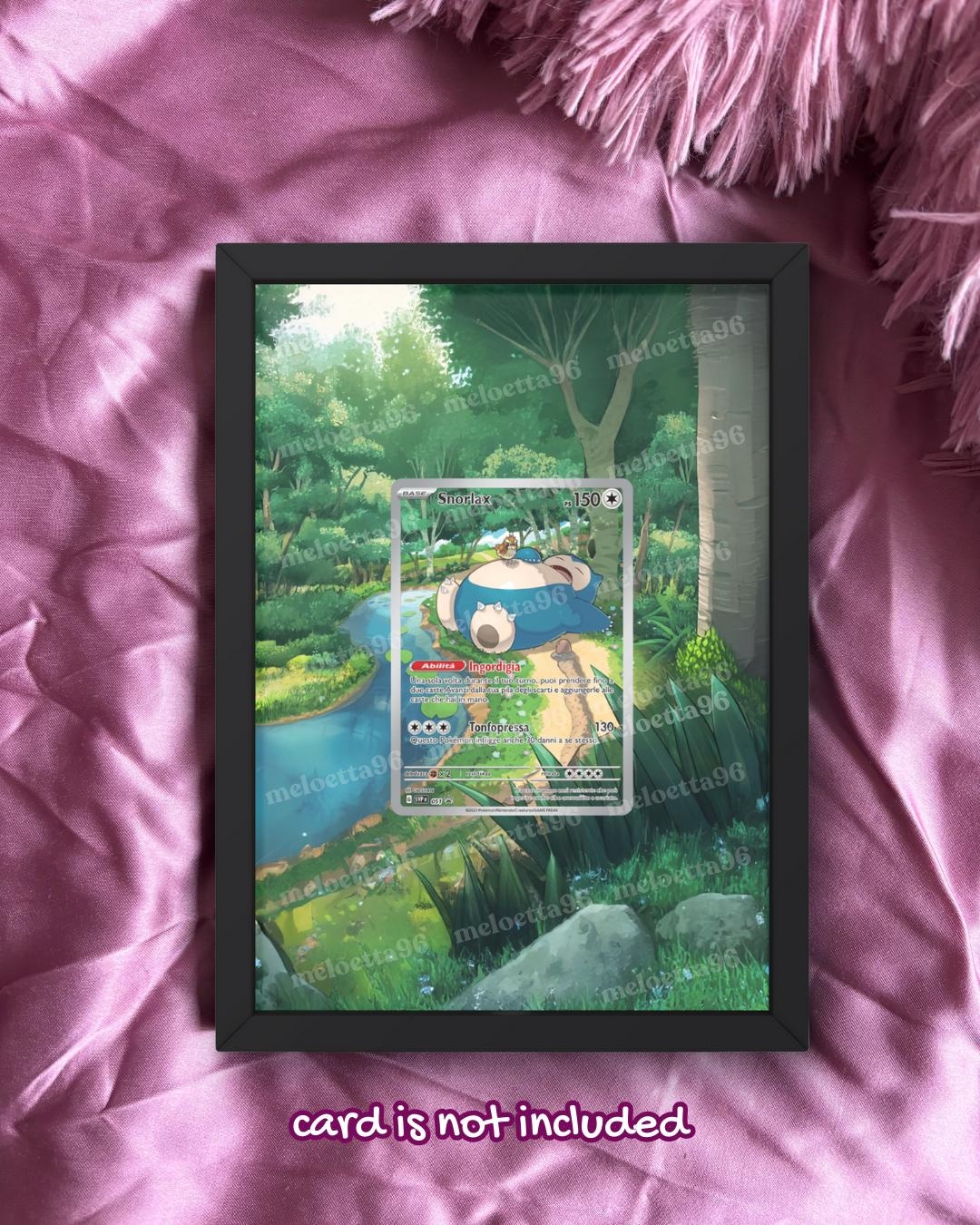 Snorlax From SV Black Star Promos Extended Pokémon Frame - Etsy