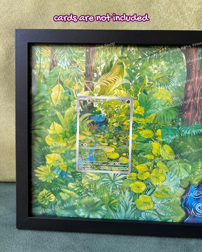 Bulbasaur, Ivysaur and Venusaur From 151 Extended Pokémon Frame for RAW ...
