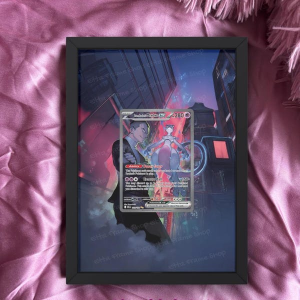 Giovanni Mewtwo Card - Etsy