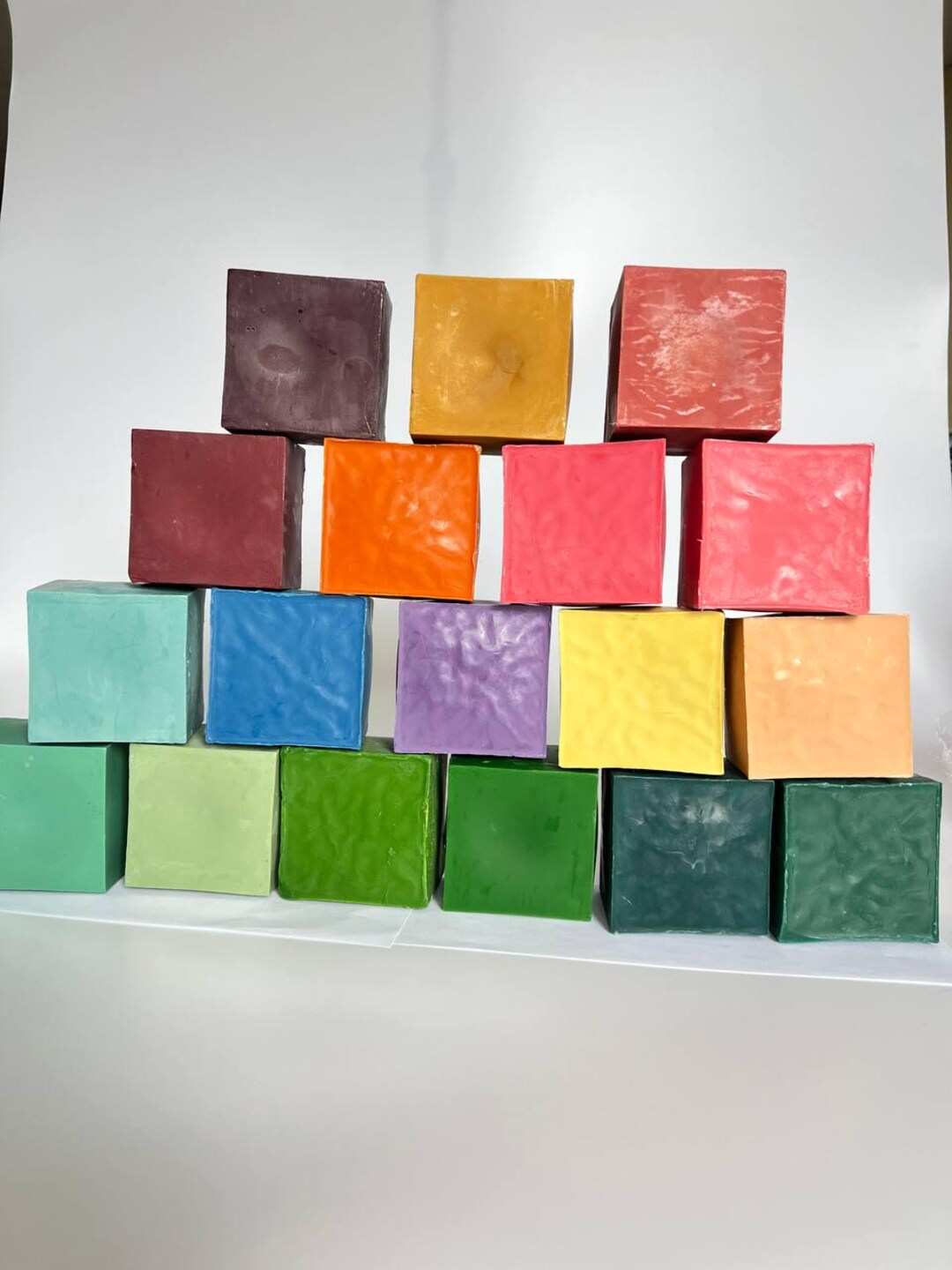 Pure Bee Wax 100% Natural, Colored Beewax, 400g Block, Free Delivery - Etsy