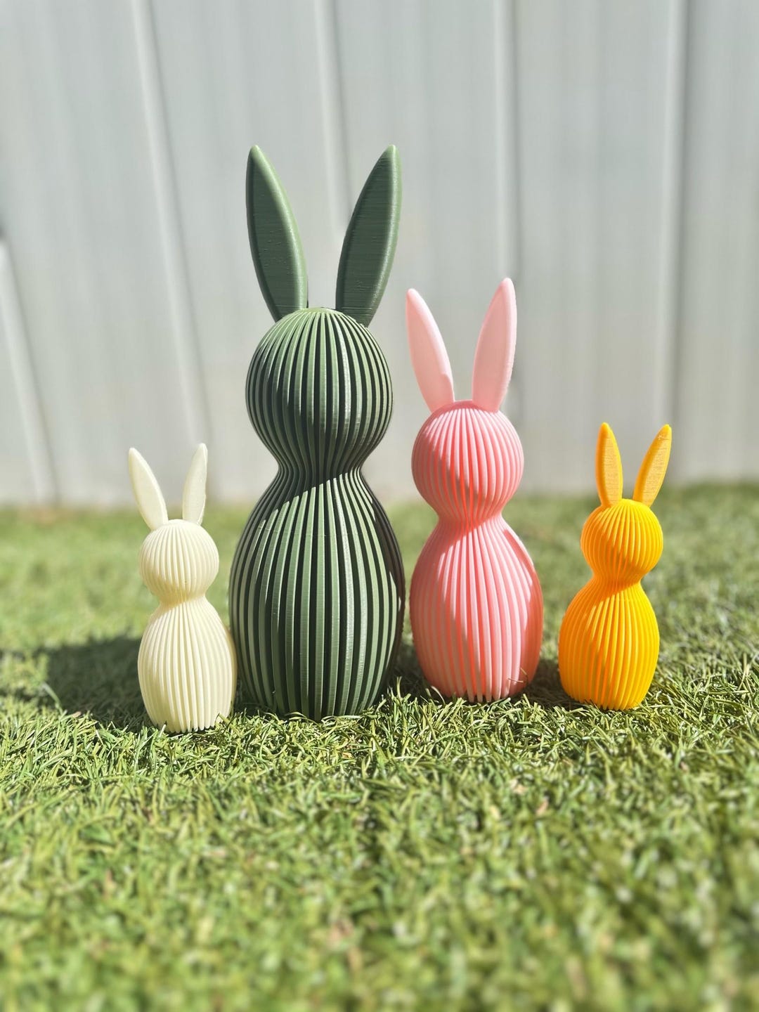 Handmade Easter Bunny Decoration – 3D Printed Rabbit Figurine, Spring ...