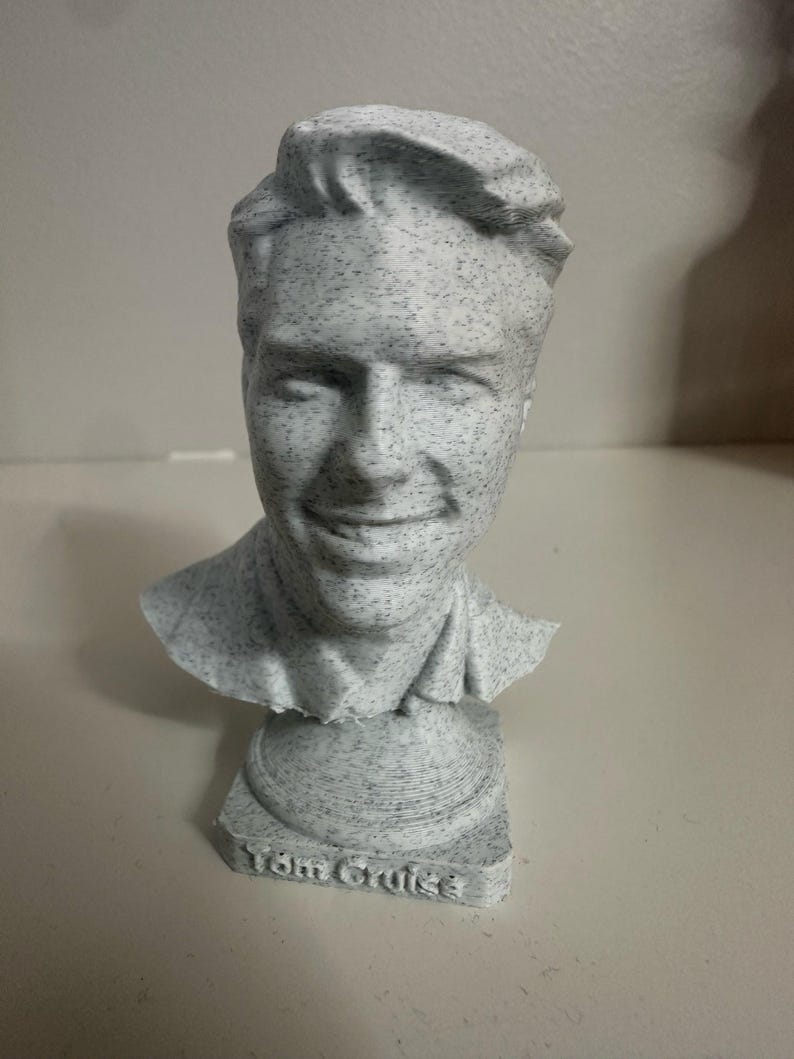 Custom 3D Printed Portrait Bust From Photo – Personalized Sculpture ...