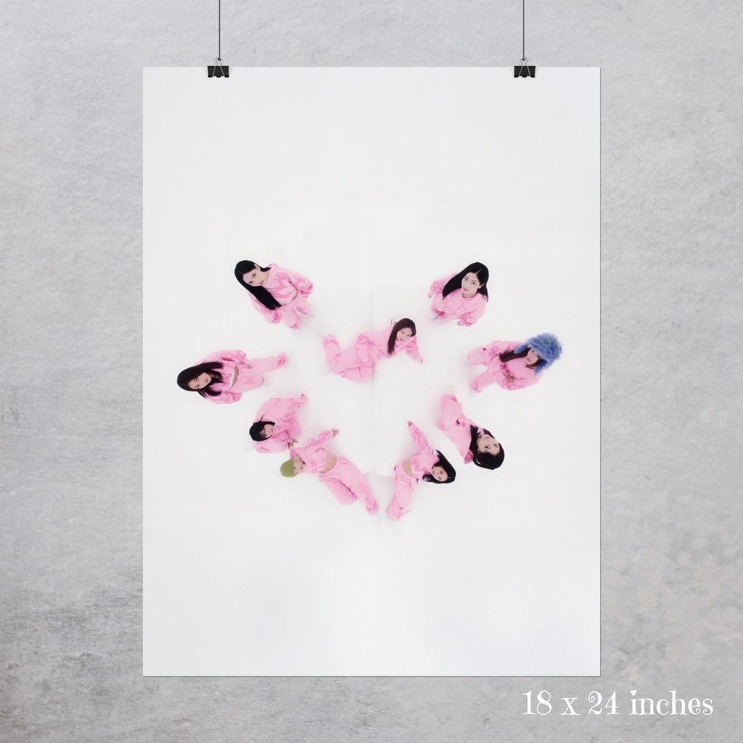 Twice OT9 Strategy Era Kpop Poster: Vibrant Fan Art - Etsy