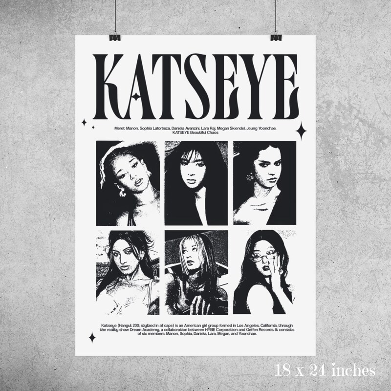 Katseye Poster Etsy Australia Katseye Poster Etsy Australia