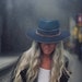 Western Weight Felt Hat Midnight Blue Felt Hat - Etsy
