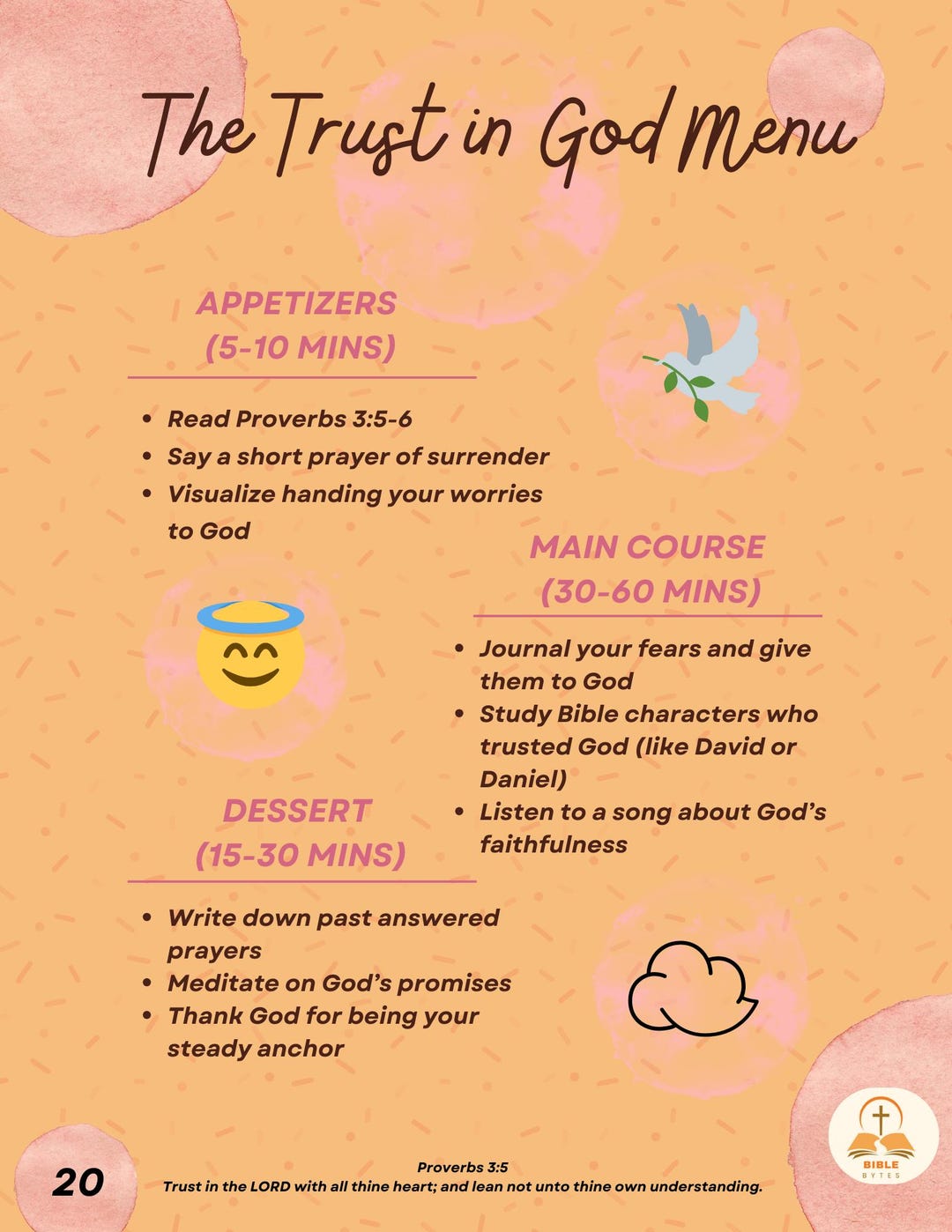 30 Unique Christian Activity Menu Unlined Journal, Christian Dopamine ...