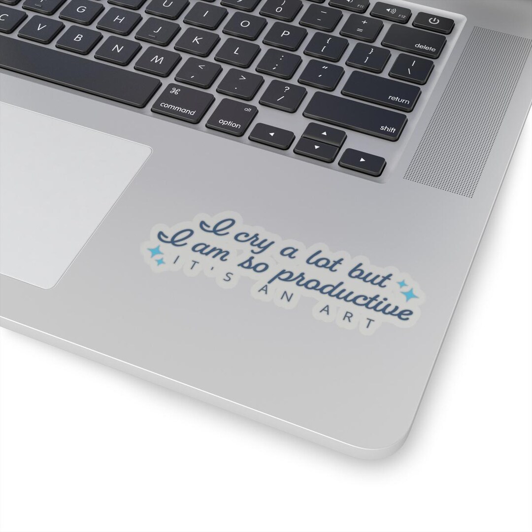 Productive Crying Sticker, Emotional Sticker, Motivational Sticker ...