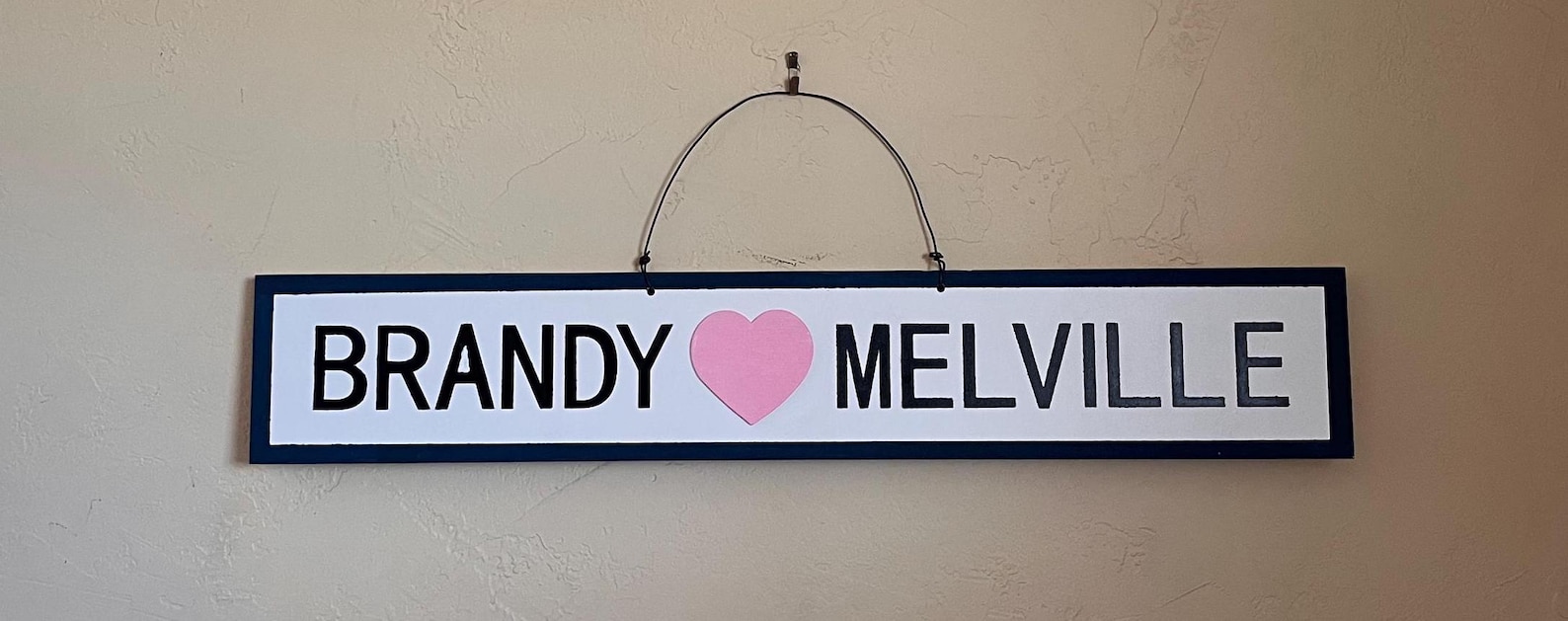 Vintage Brandy Melville Sign - Etsy UK