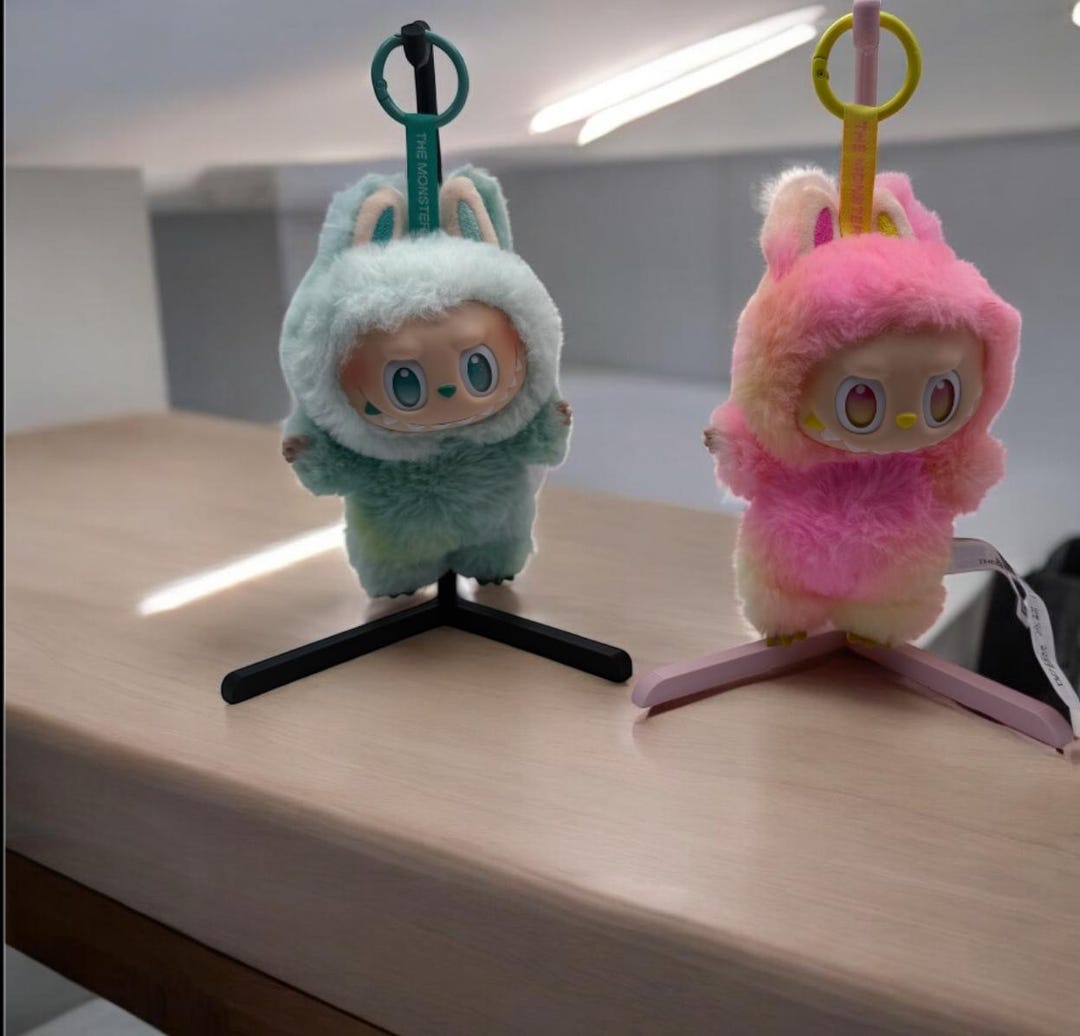 Labubu Stand in Black Pink ,purple , Light Blue and Mint Green - Etsy