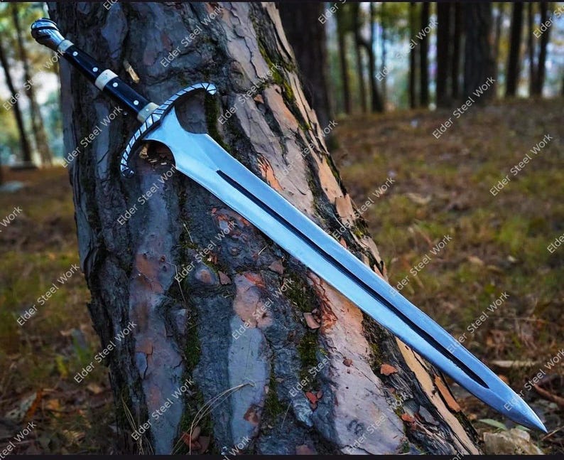 Hand-forged Himalayan Viking Sword – Kamis Tribe Inspired Norse Replica ...