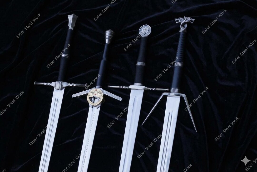 Custom Handmade Witcher Sword | Fantasy Collectible Art - Etsy