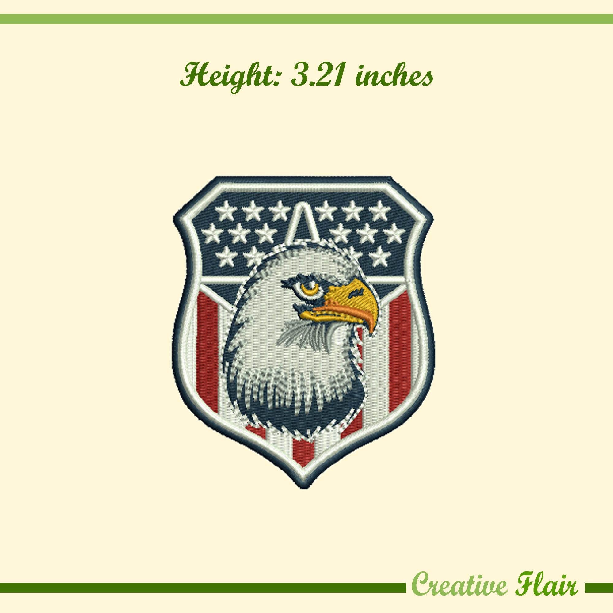 American Eagle Embroidery Design for Machine Embroidery, 1 Size for a ...