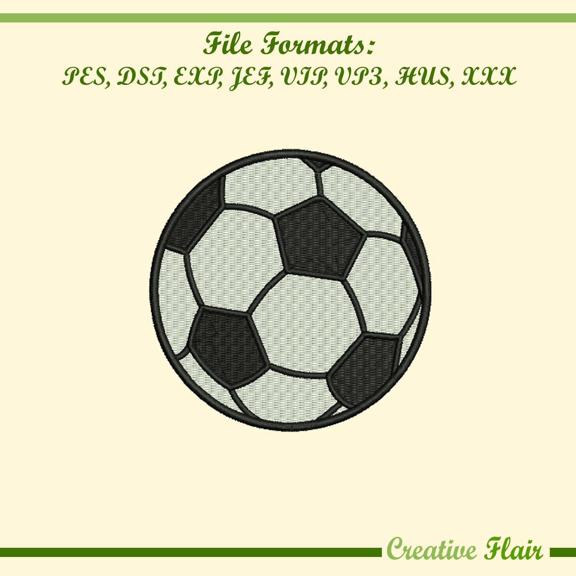 Football Embroidery Design for Machine Embroidery, 5 SIZES - Etsy