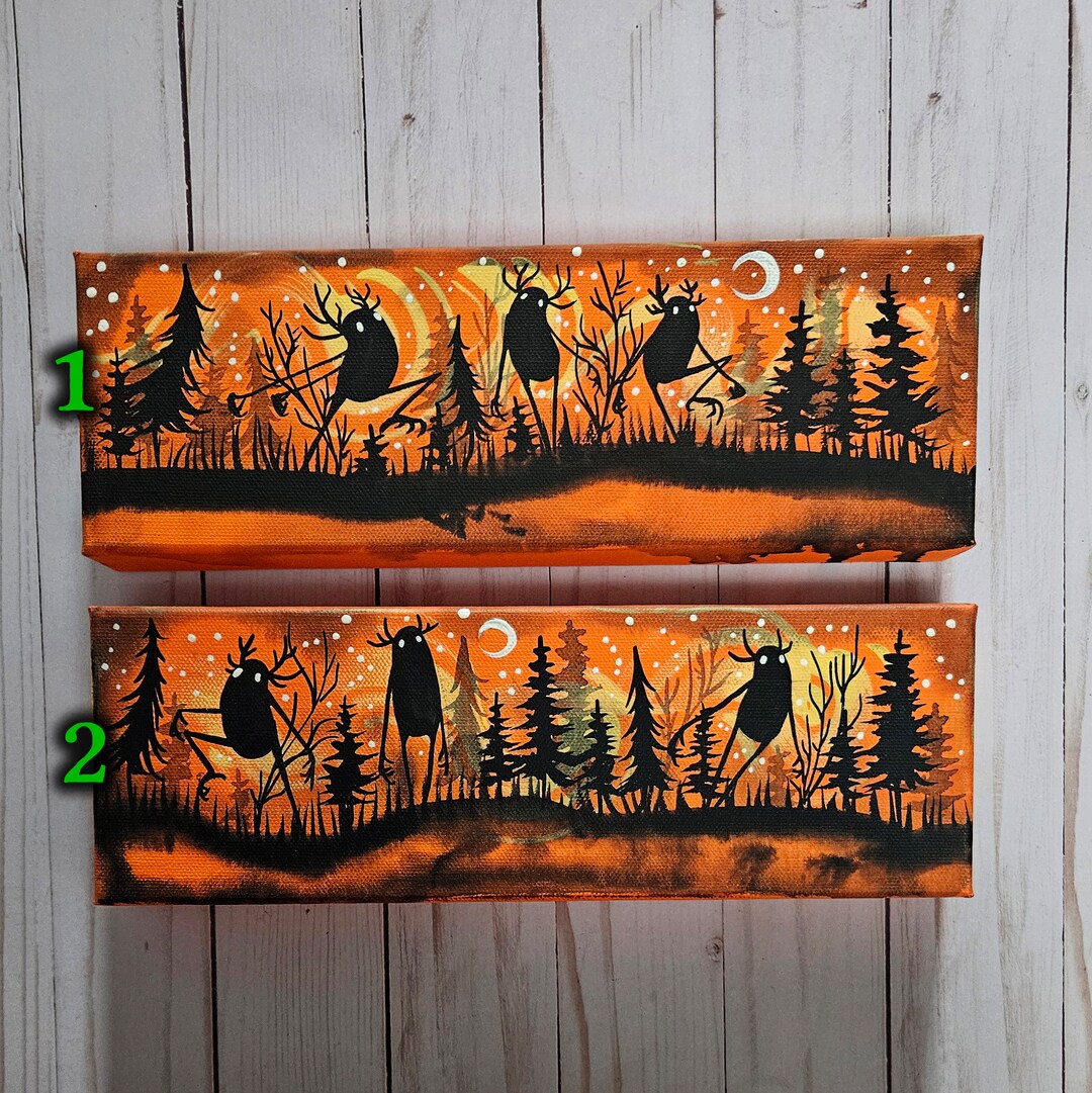 Orange Forest Guardian Cryptid Buddy Forest Guardian Monster Art Nature ...