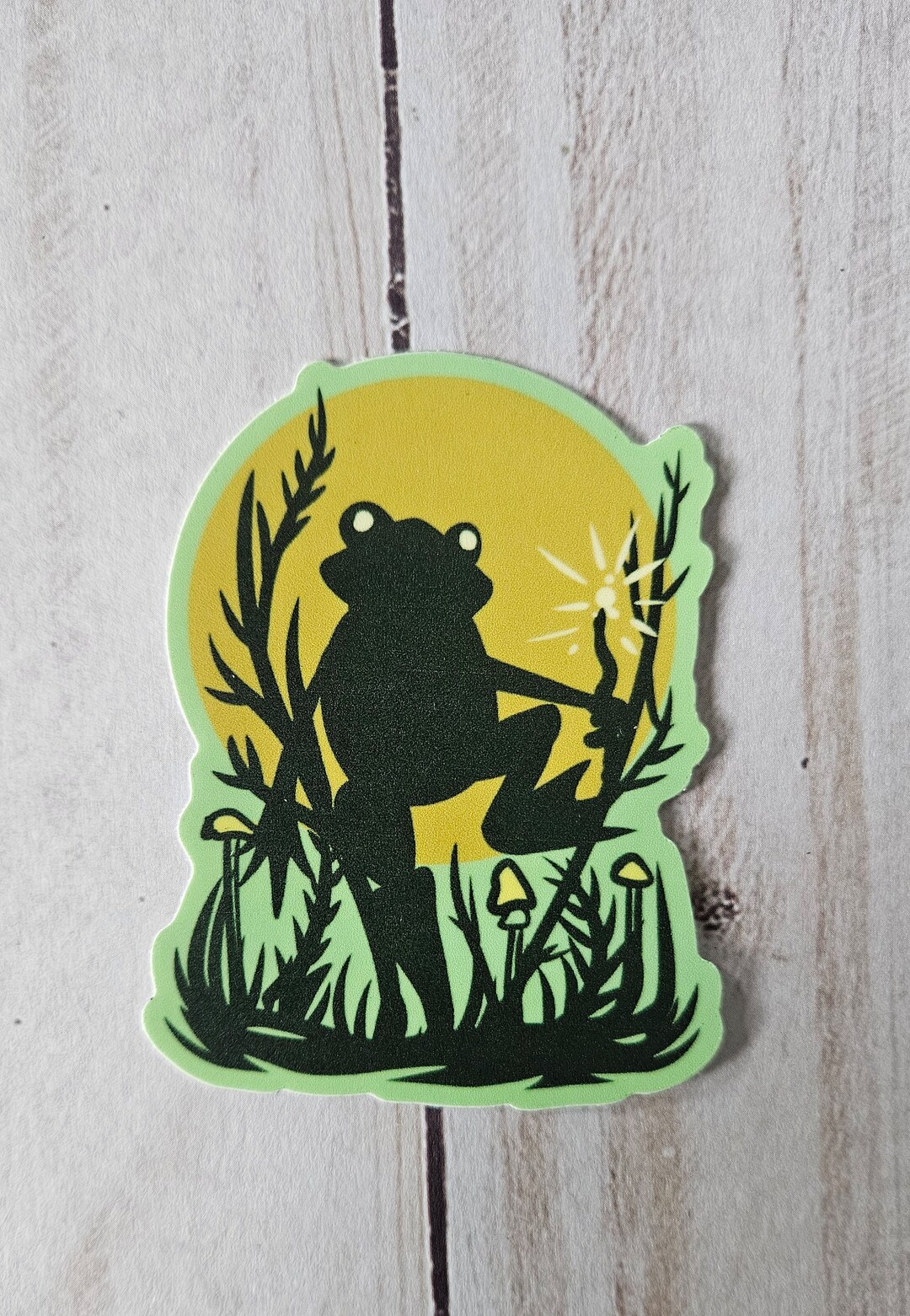 Loveland Frogman Vinyl Sticker Cryptozoology Jar Cottagecore ...