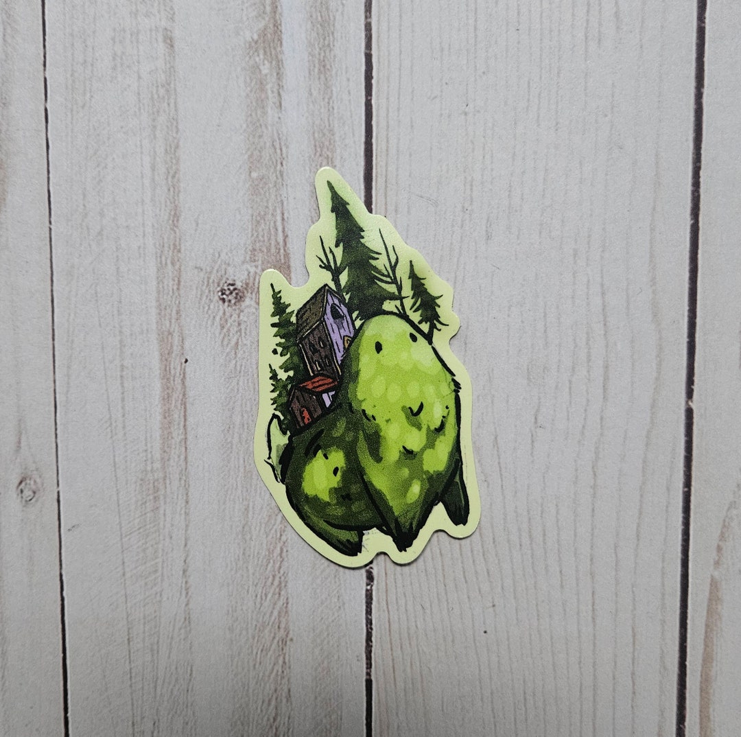 Moff Tiny Houses Sticker Lichen Moss Art Goodest Boy Forest Nature Art ...