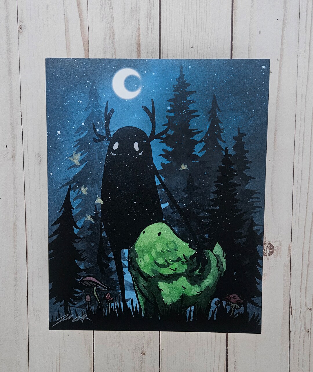 Cryptid Fantasy Forest Guardian Moff Cute Cryptids Glowing Mushroom ...