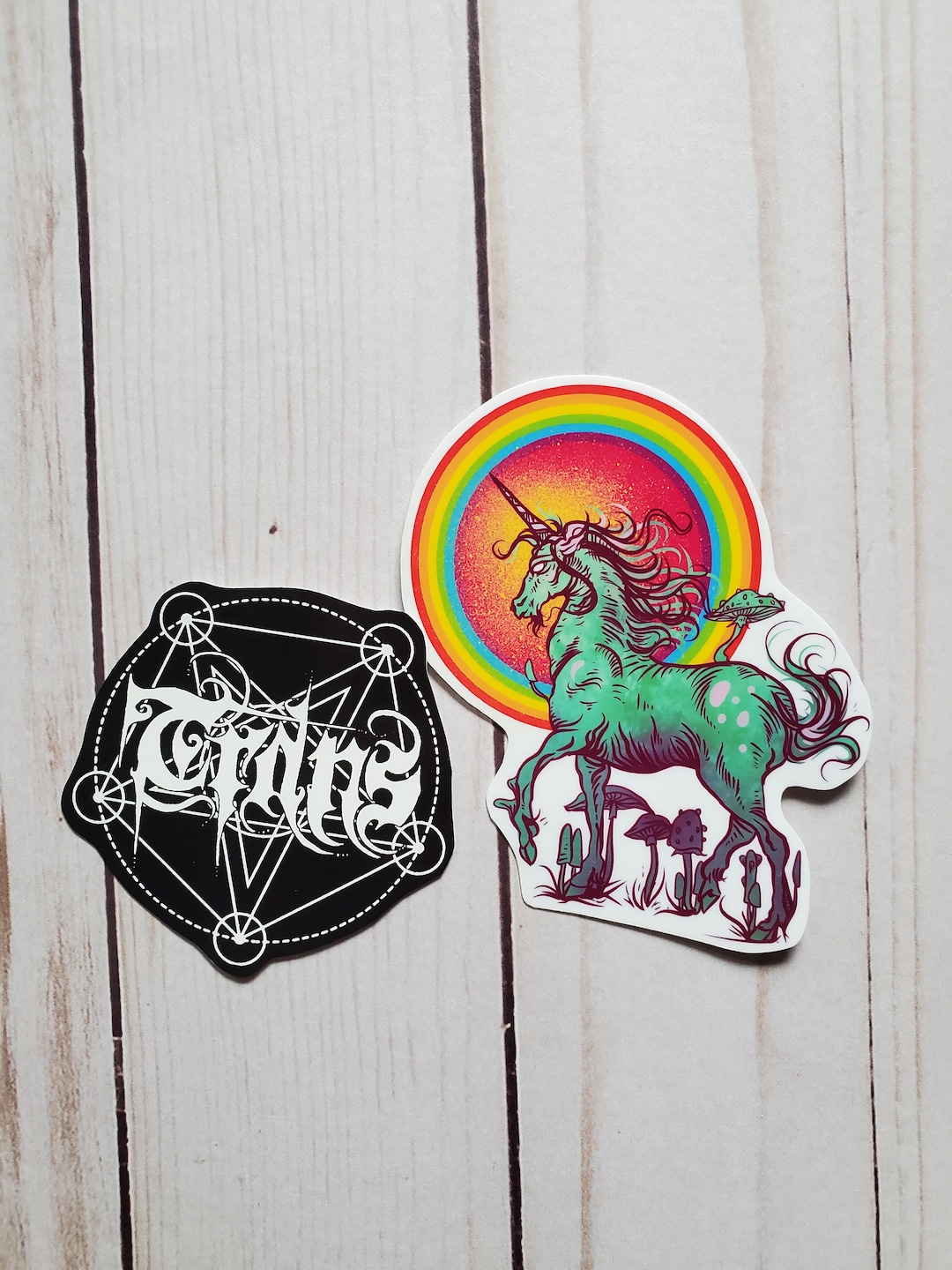Transgender & Unicorn Set LGBTQ Metal Goth Pride Vinyl Waterproof ...