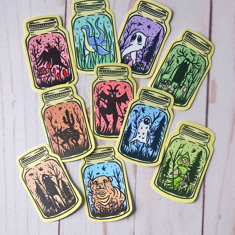 Sticker Pack Cryptid - Etsy